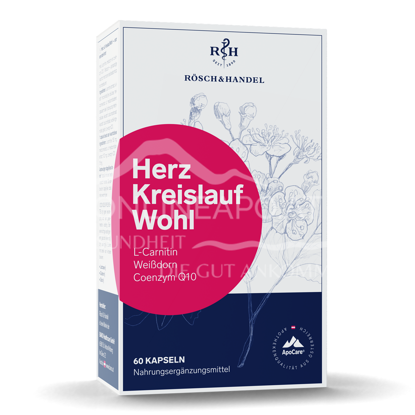 ApoCare Herz & Kreislauf Wohl Kapseln | schnell günstig geliefert