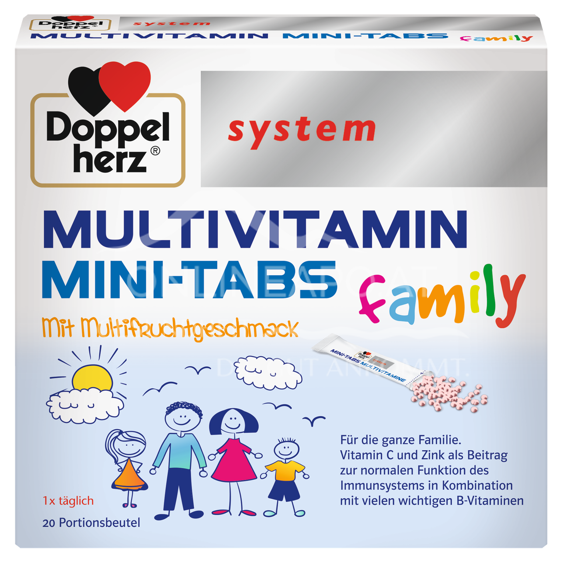 Doppelherz system MULTIVITAMIN MINI-TABS family Sticks | schnell ...