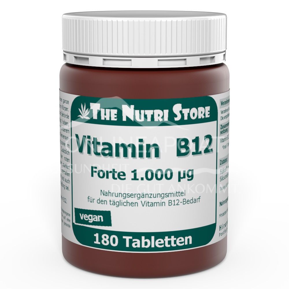 The Nutri Store Vitamin B12 Forte 1000 µg Tabletten | schnell günstig ...