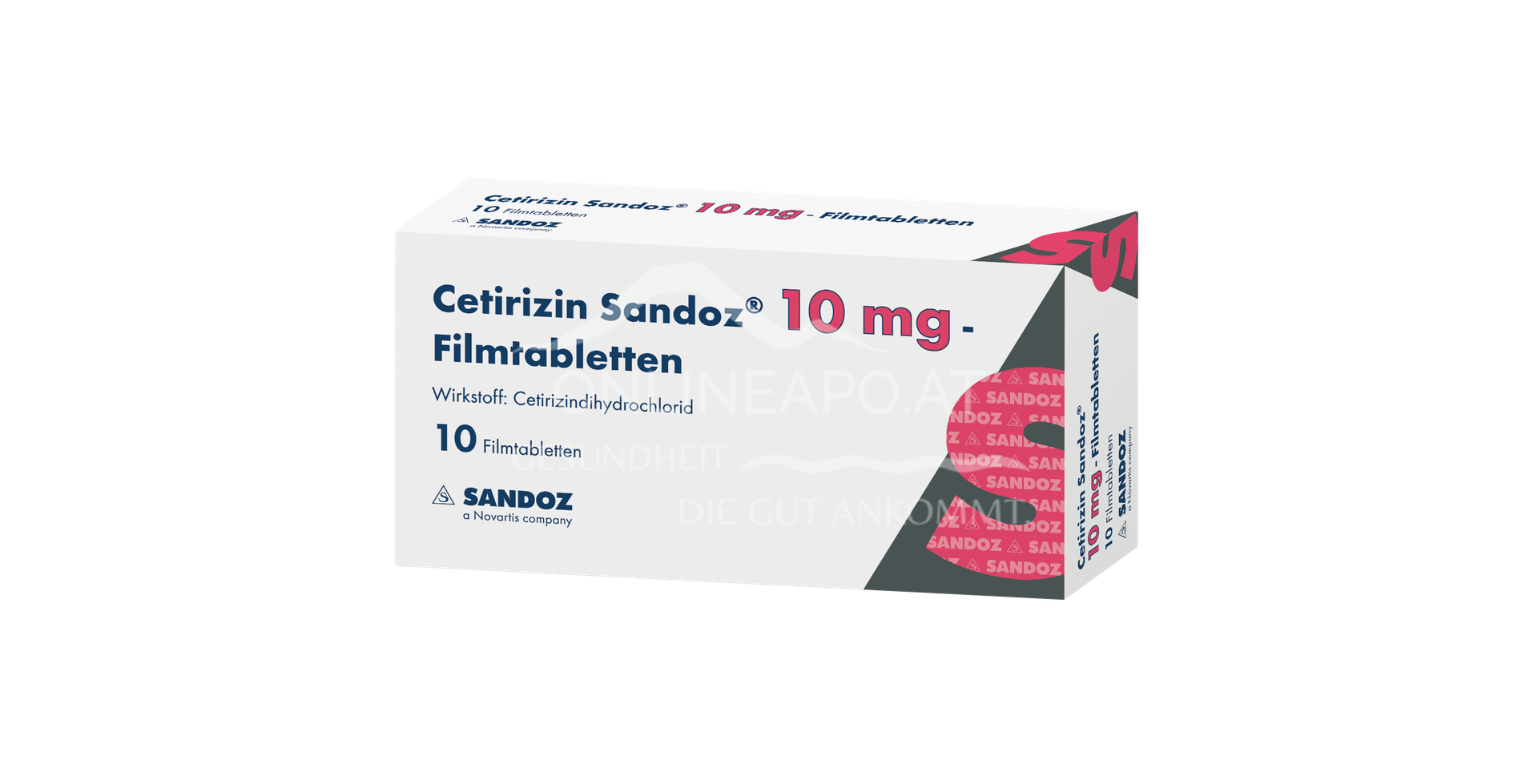 Cetirizine Sandoz 10 mg film-coated tablets | delivered fast and affordable