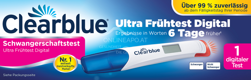 Clearblue Pregnancy Tests Ultra Early Test Digital | delivered fast and ...