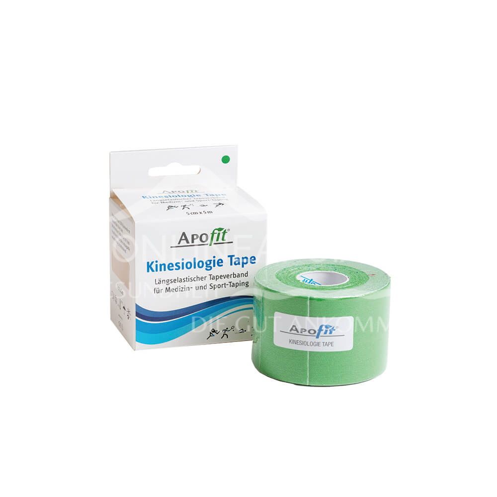 APOfit Kinesiology Tape green 5 cm x 5 m | schnell günstig geliefert