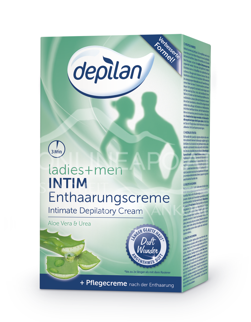 depilan Ladies + Men INTIM depilatory cream | delivered fast and affordable