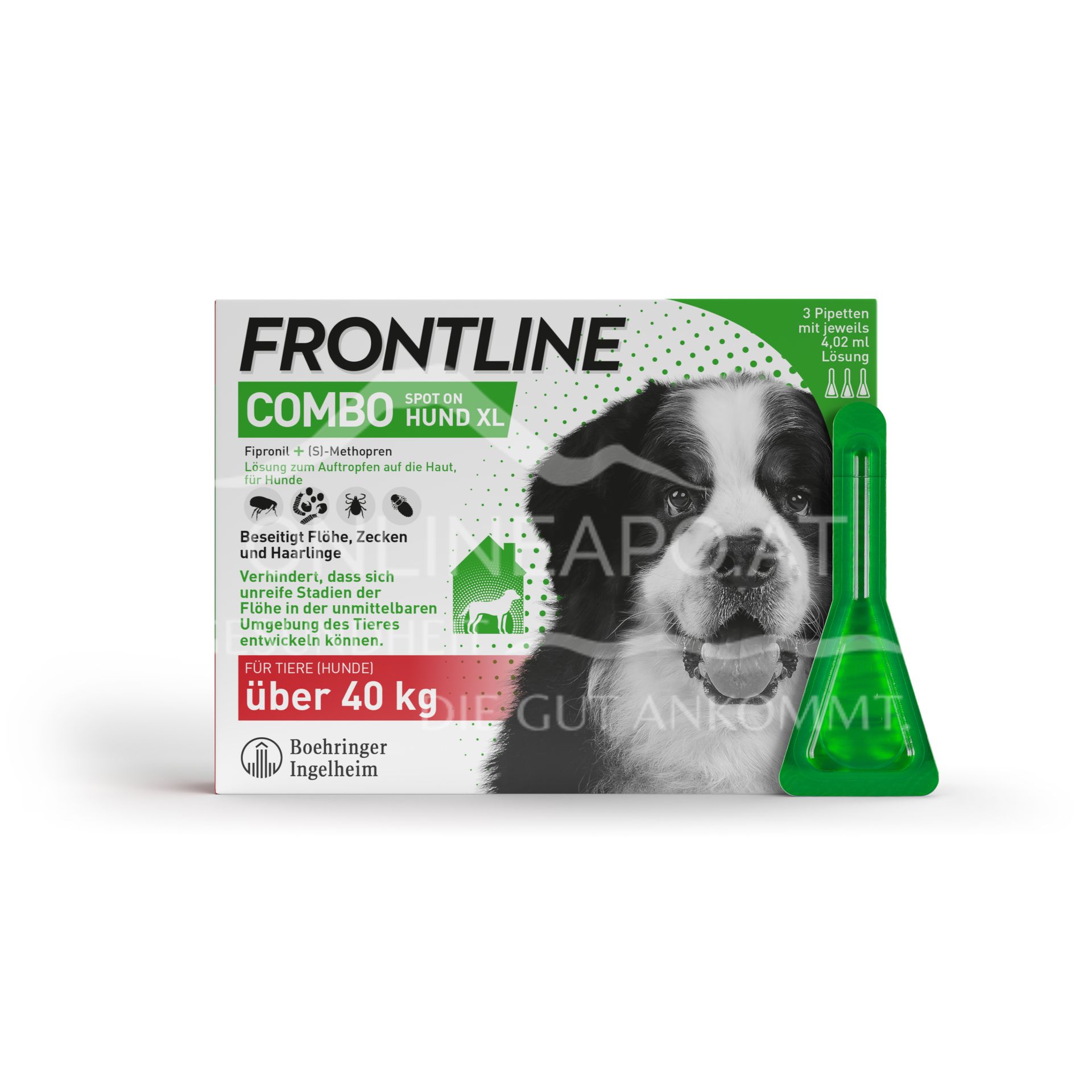 Frontline Combo Spot on Dog XL solution for dripping onto the skin over ...
