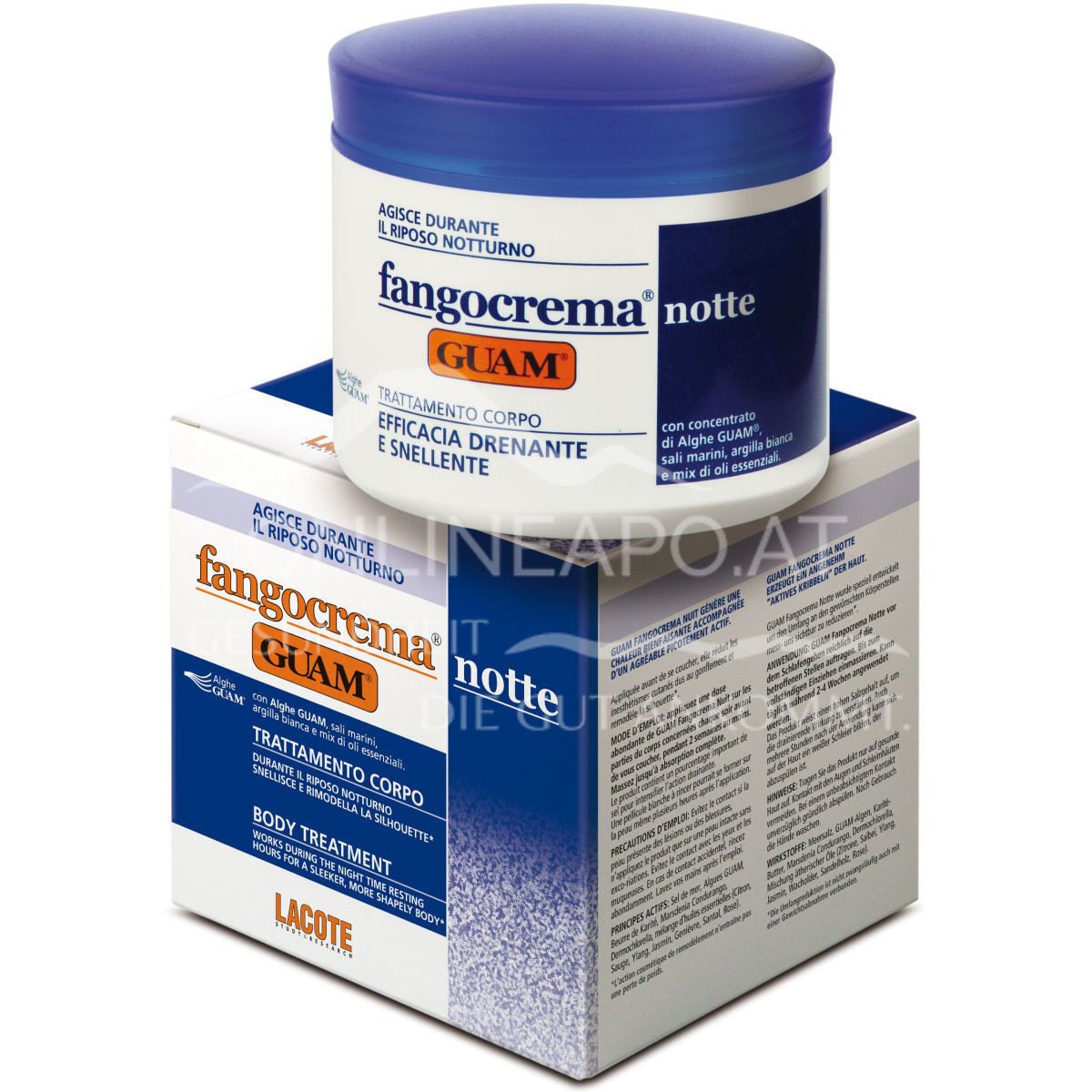 Guam Fangocreme Notte for the night 500ml | schnell günstig geliefert