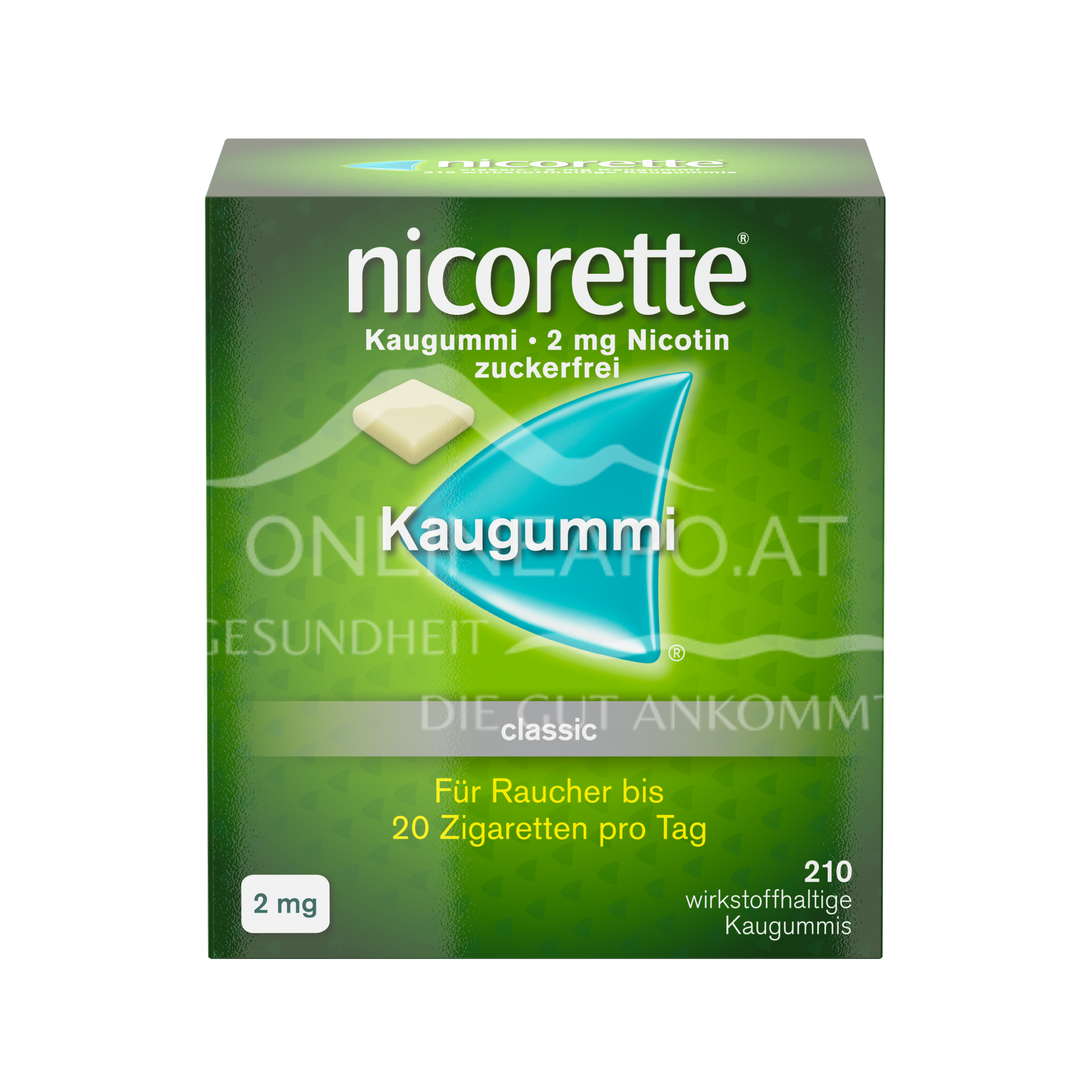 Nicorette® Classic 2 mg - chewing gum for smoking cessation | delivered ...
