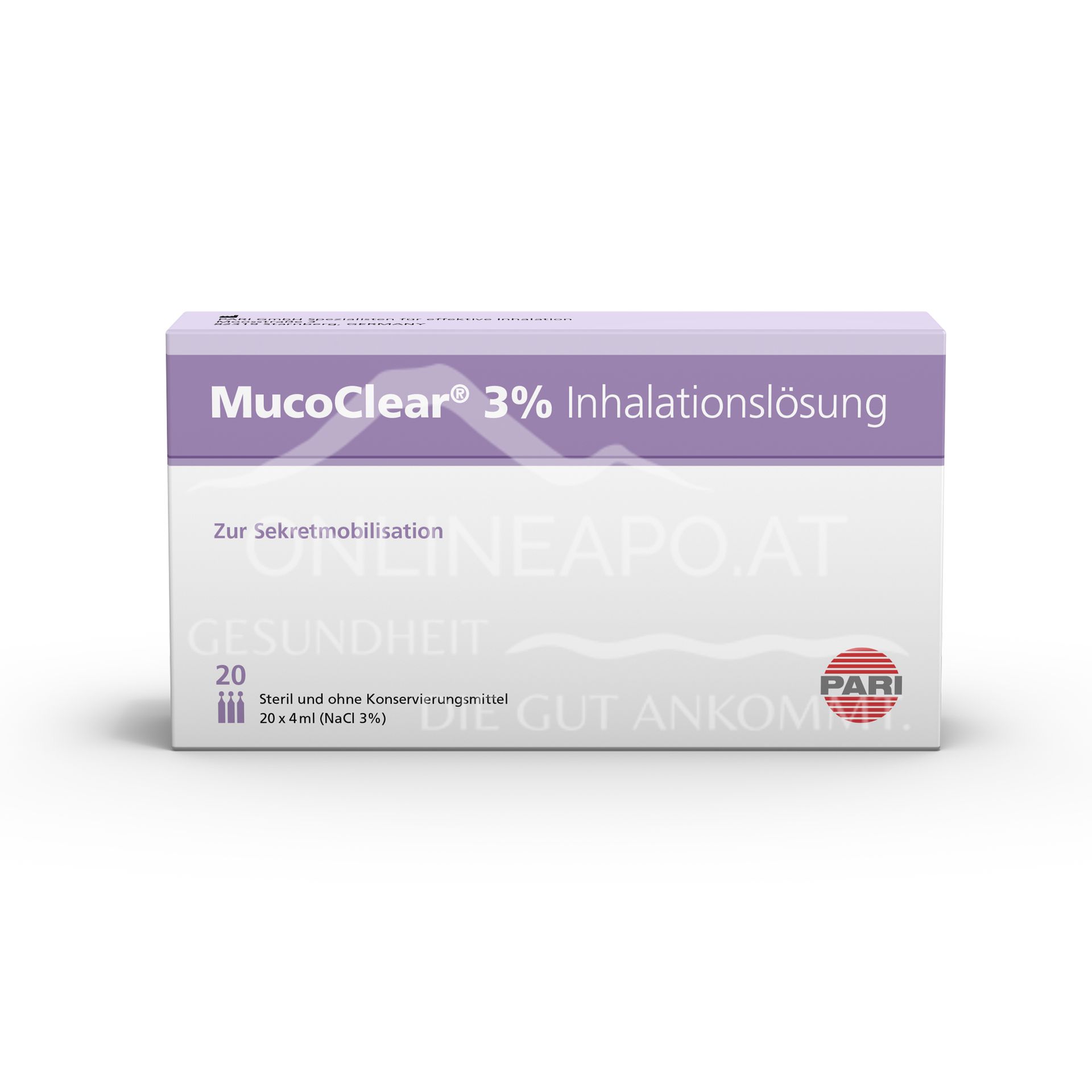 MucoClear 3% inhalation solution | delivered fast and affordable