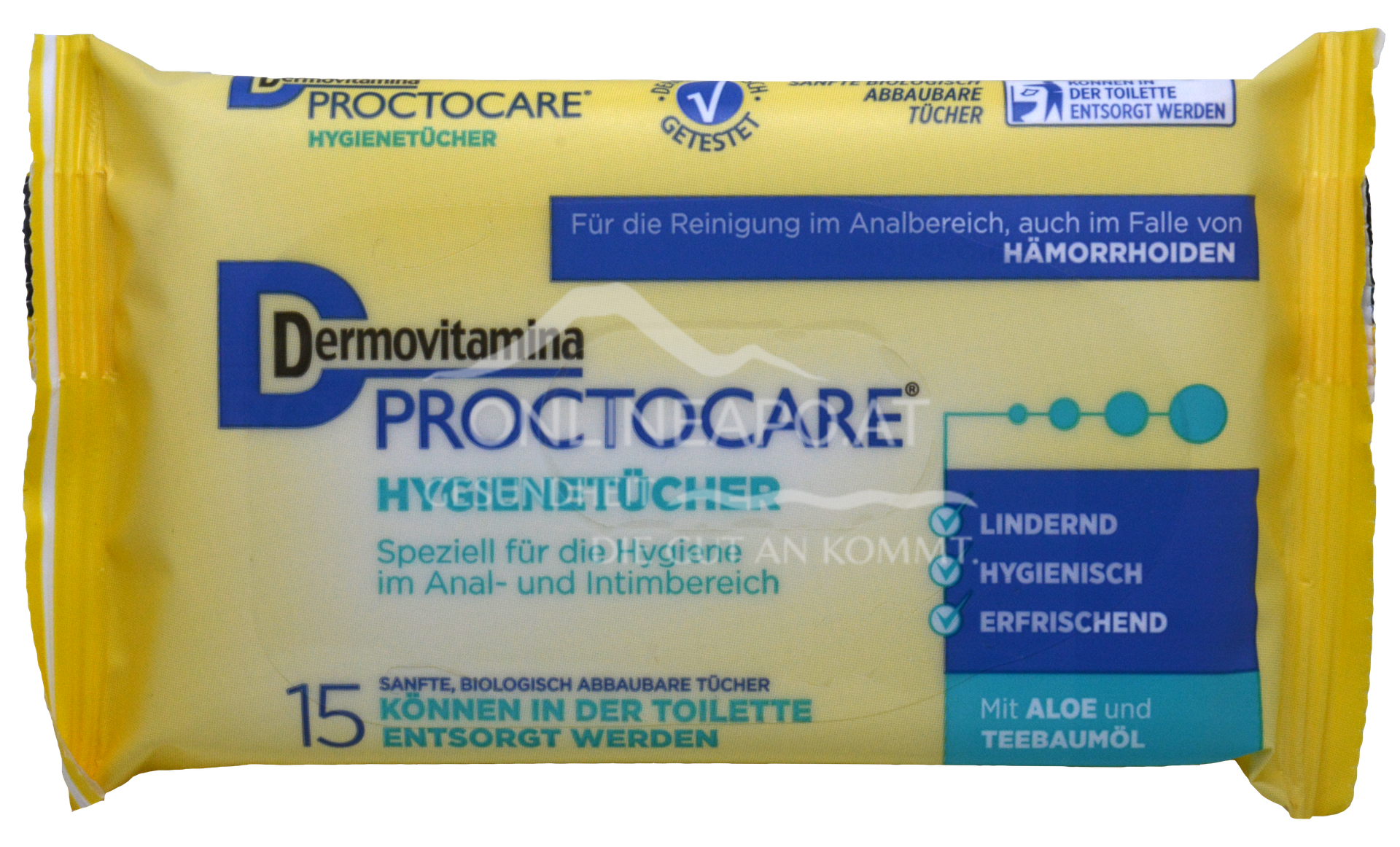 Dermovitamina Proctocare® hygiene wipes | delivered fast and affordable