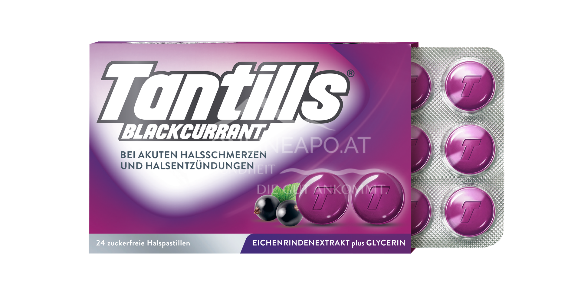 Tantills® Blackcurrant throat lozenges | delivered fast and affordable