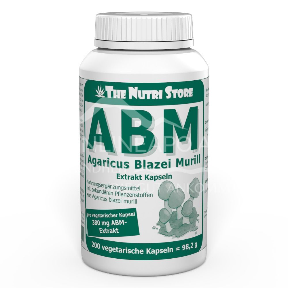 The Nutri Store ABM Agaricus Blazei Murill Extract Capsules | delivered ...