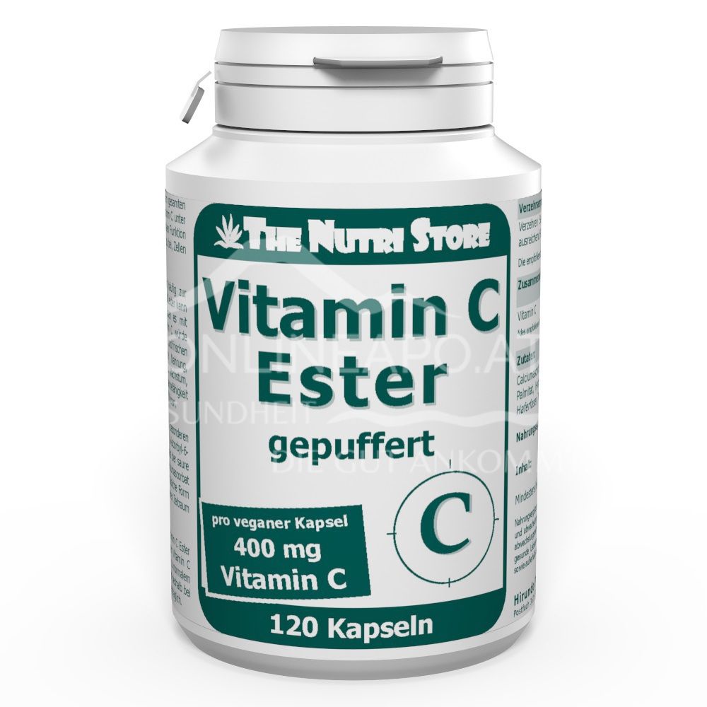 The Nutri Store Vitamin C Ester buffered 400 mg capsules | delivered ...