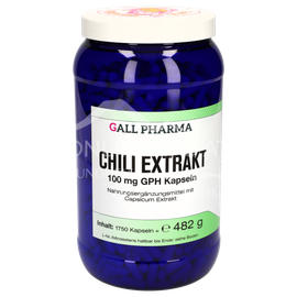 Gall Pharma chilli extract 100 mg capsules | delivered fast and affordable