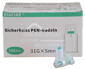 DIAFINE® safety PEN needles 31G x 5 mm | delivered fast and affordable