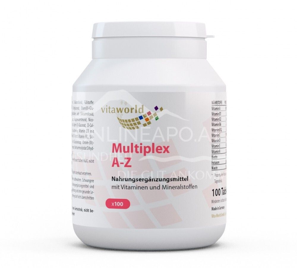 Vitaworld Multiplex Multivitamin A-Z Tabletten | schnell günstig geliefert
