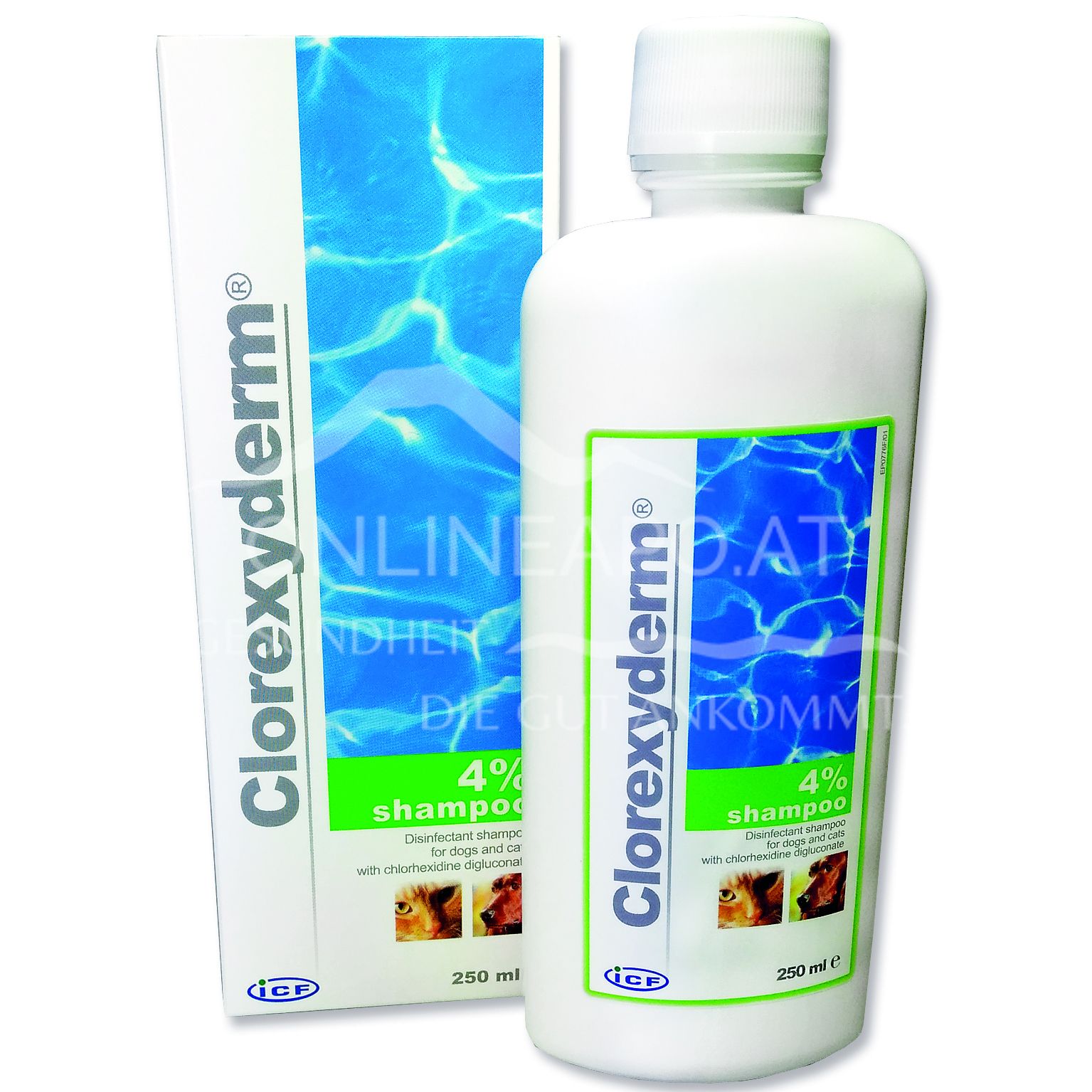 ICF Clorexyderm 4 % Shampoo für Hunde und Katzen | schnell günstig ...