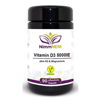 NimmNEM Vitamin D3 5000IE plus K2 & Magnesium Kapseln | schnell günstig ...
