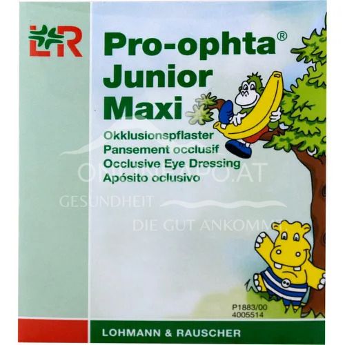 Pro-ophta® Junior Maxi Augen-Okklusionspflaster 5,9 x 7 cm | schnell ...