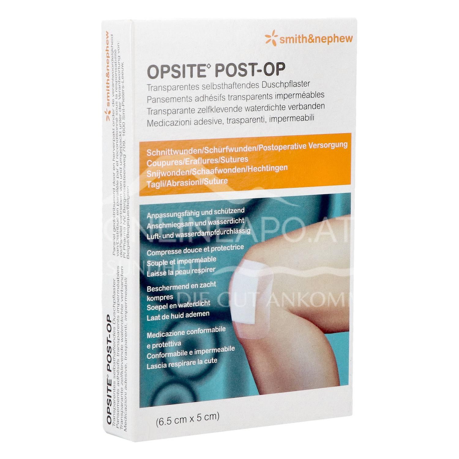 OPSITE POST-OP Folienverband mit Wundkissen steril, 5 x 6,5 cm ...