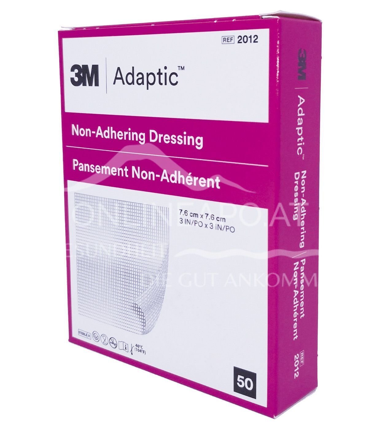 3M™ ADAPTIC™ nichthaftender Wundverband, steril, 7,6 x 7,6 cm | schnell ...