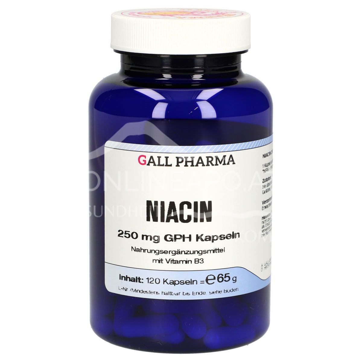 Gall Pharma Niacin 250 mg Kapseln | schnell günstig geliefert