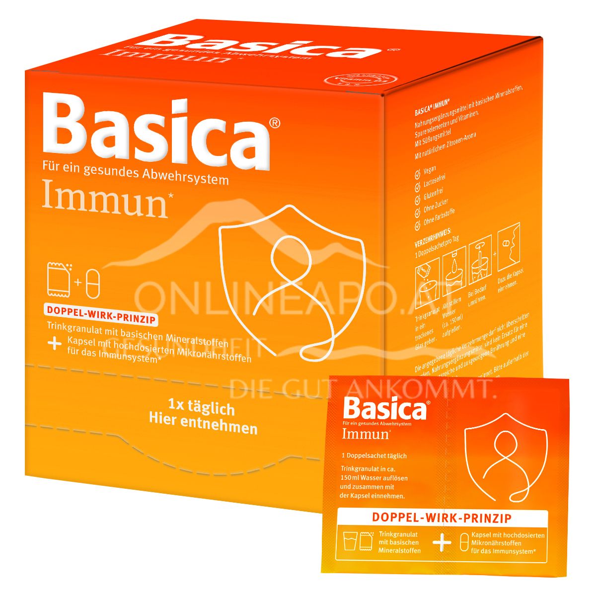Basica® Immun Granulat + Kapseln Doppel-Sachets | schnell günstig geliefert