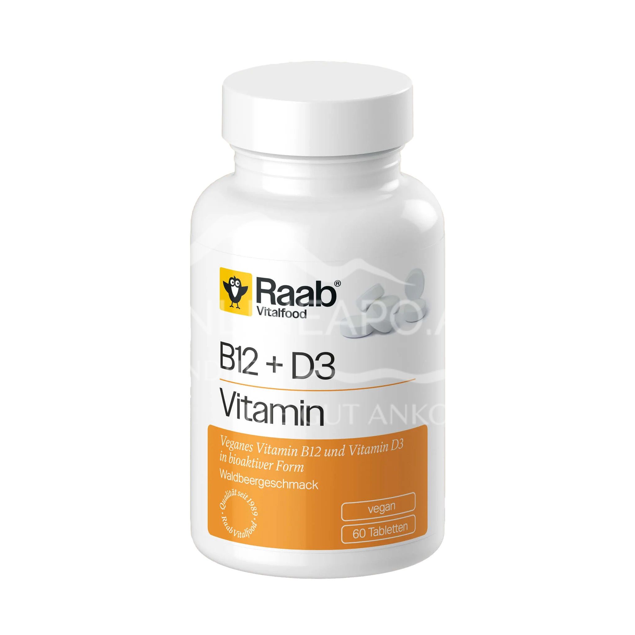 Raab® Vitalfood Vitamin B12 + D3 Lutschtabletten | schnell günstig ...