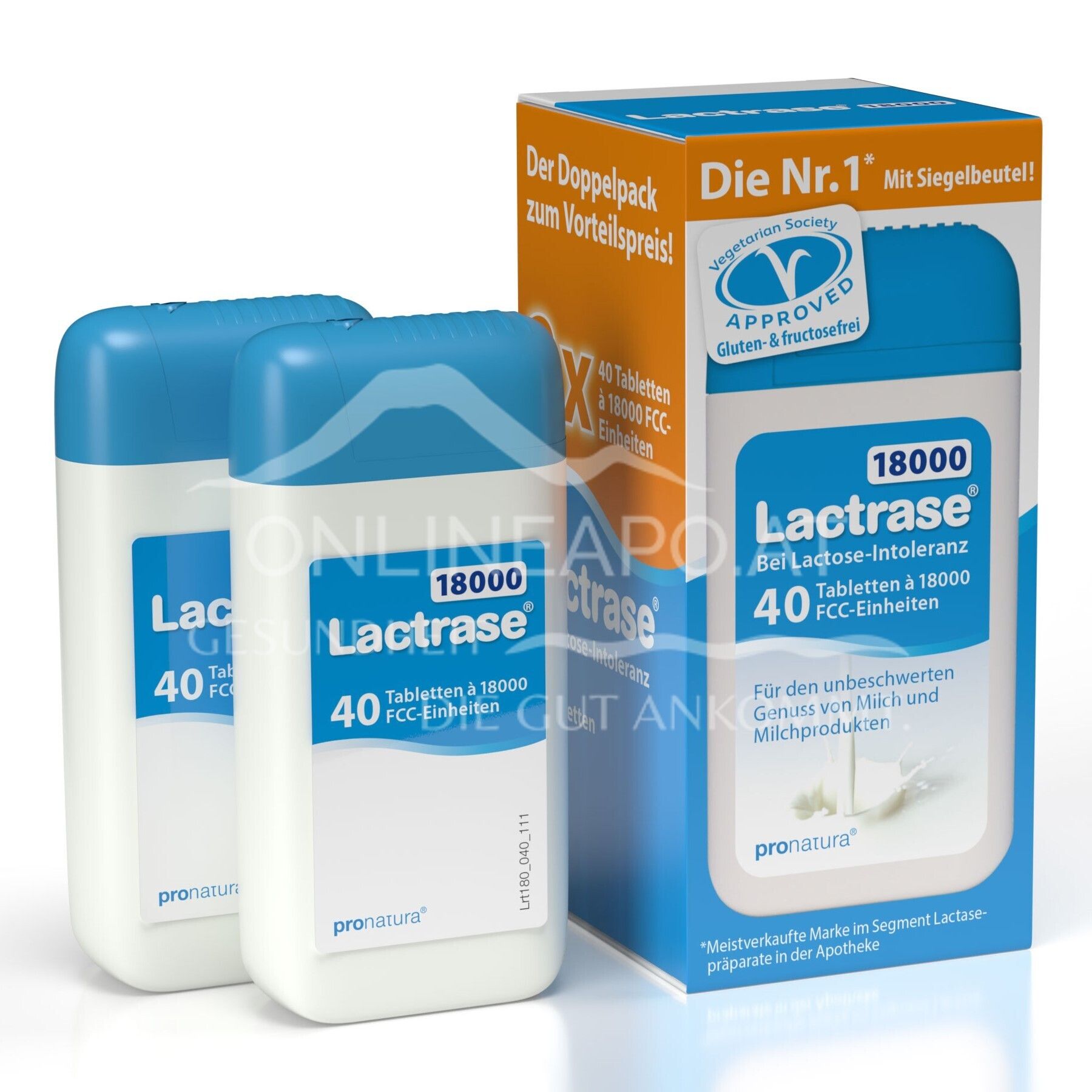 Lactrase® 18000 FCC Tabletten Spender | schnell günstig geliefert