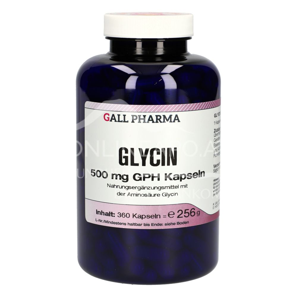 Gall Pharma Glycin 500 mg Kapseln | schnell günstig geliefert