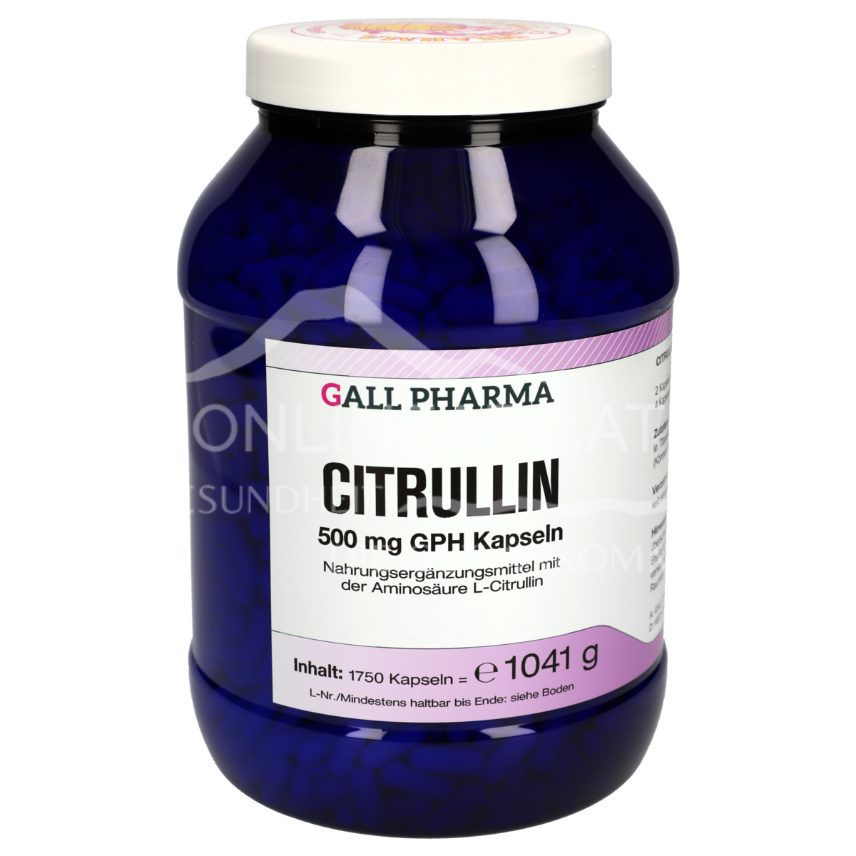 Gall Pharma Citrullin 500 mg Kapseln | schnell günstig geliefert