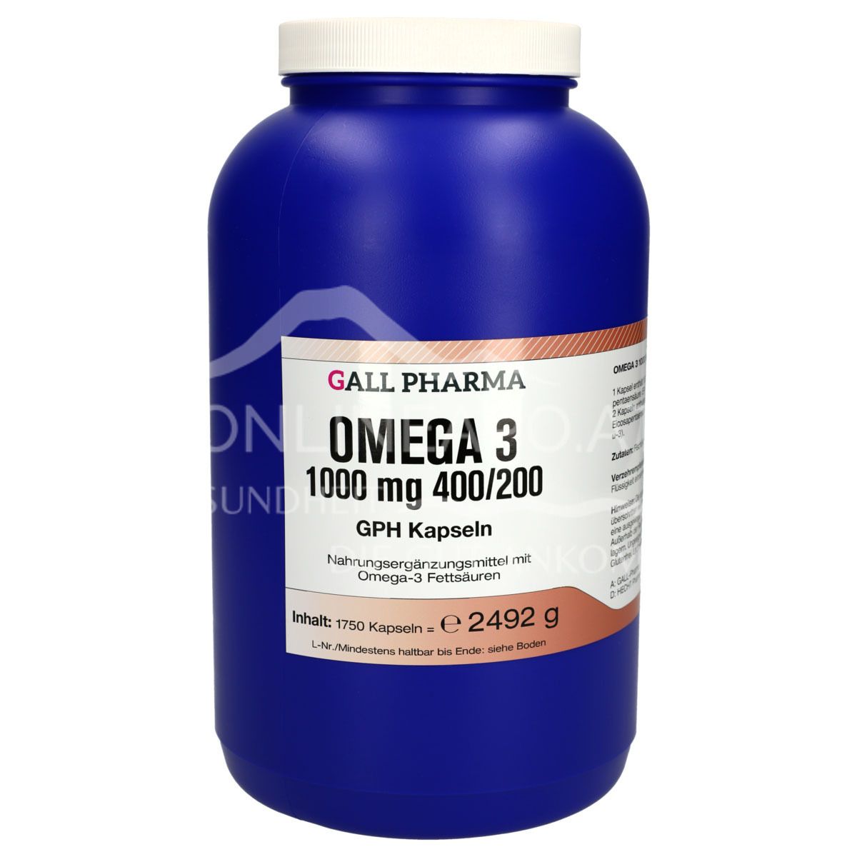 Gall Pharma Omega 3 1000 mg 400/200 Kapseln | schnell günstig geliefert