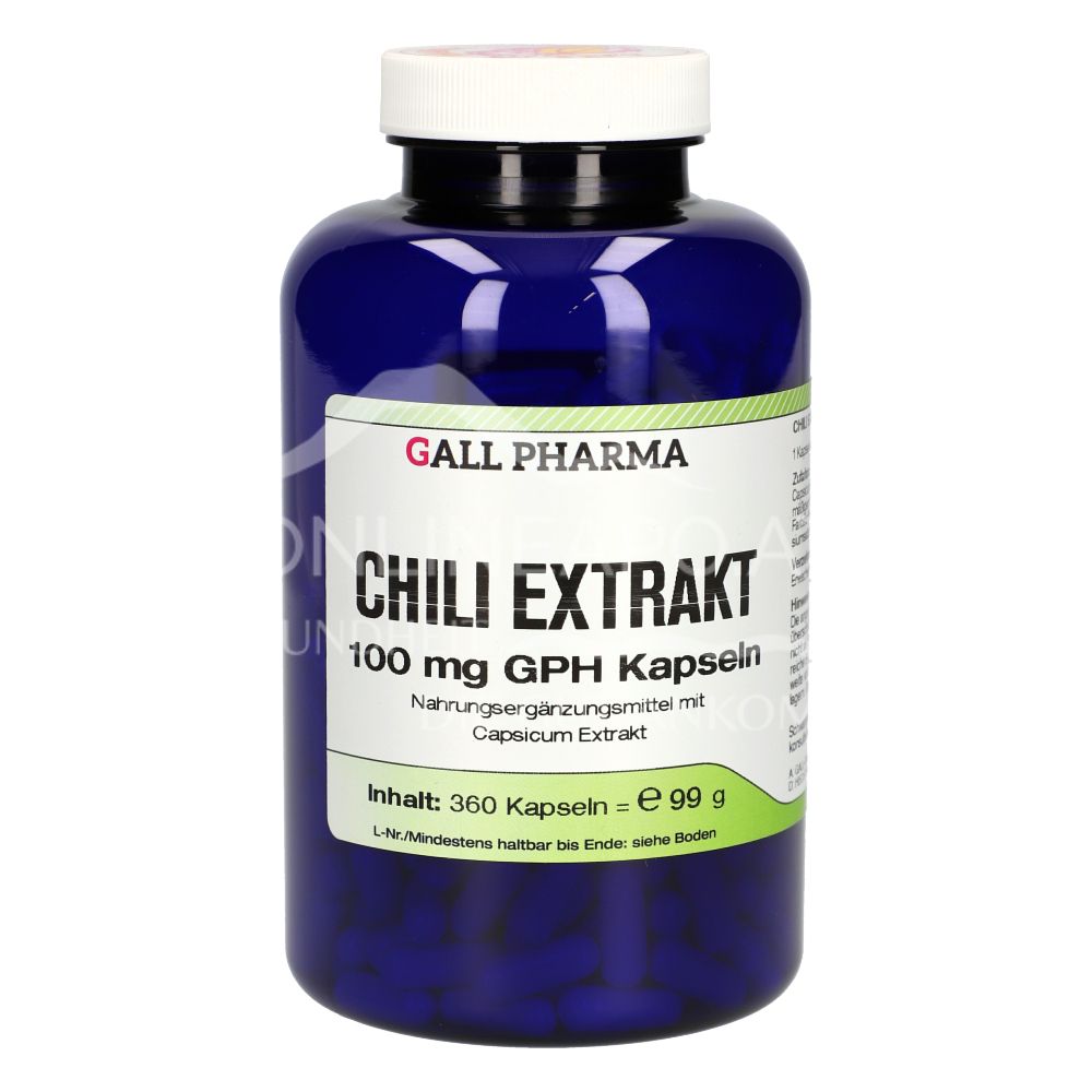 Gall Pharma Chili Extrakt 100 mg Kapseln | schnell günstig geliefert