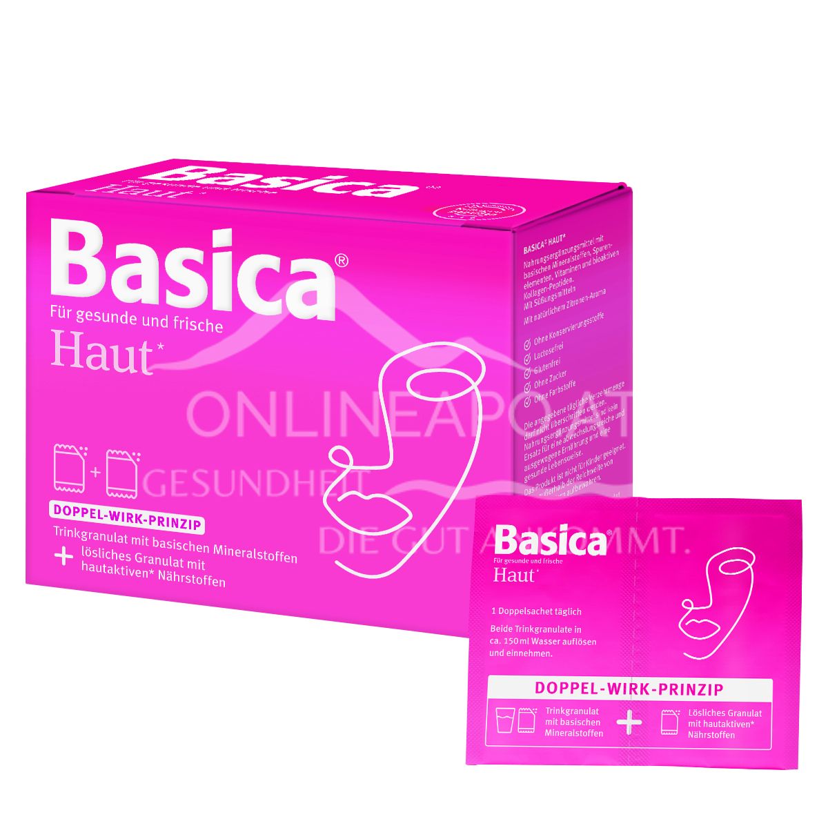 Basica® Haut Granulat Doppel-Sachets | schnell günstig geliefert