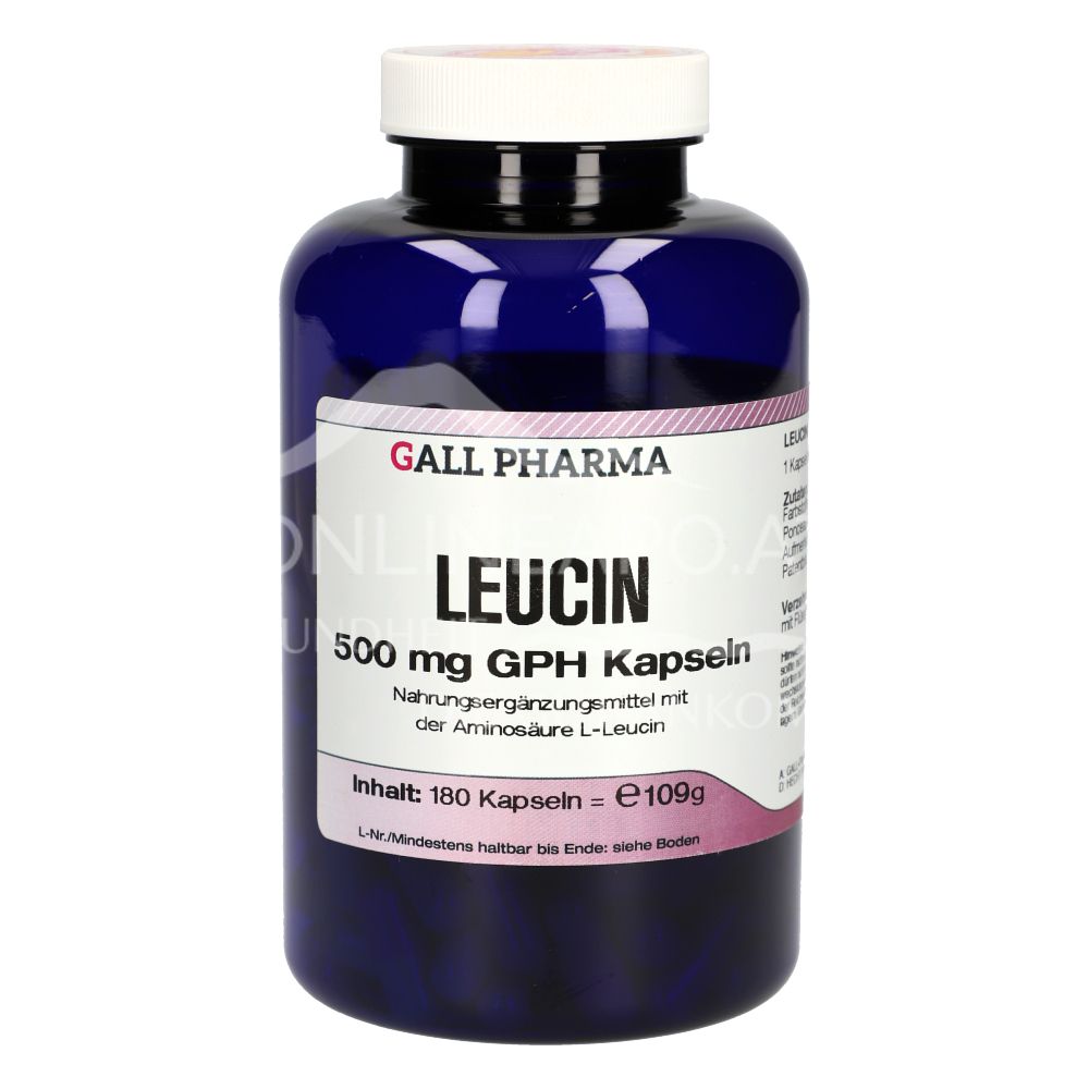 Gall Pharma Leucin 500 mg Kapseln | schnell günstig geliefert