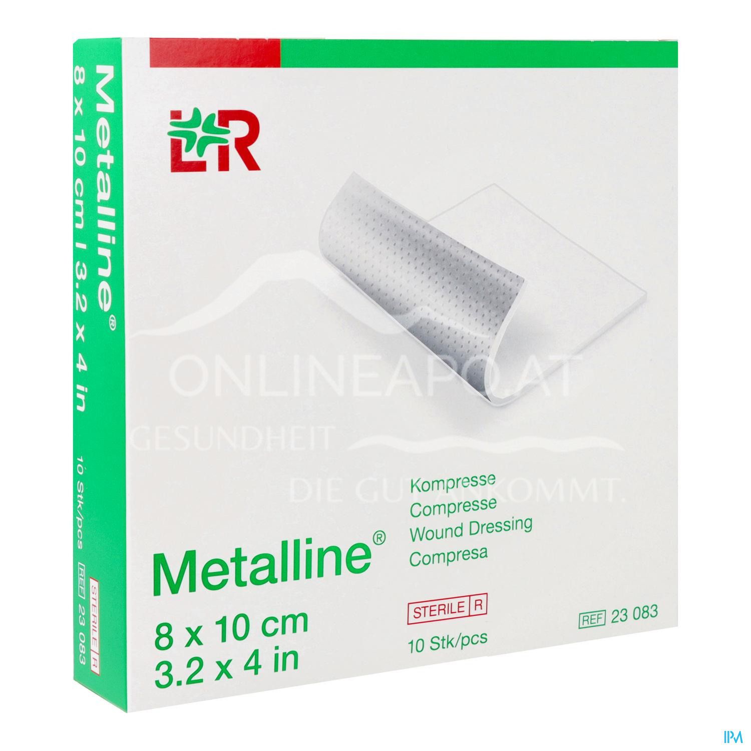 Metalline® Kompressen, steril, einzeln eingesiegelt, 8 x 10 cm ...