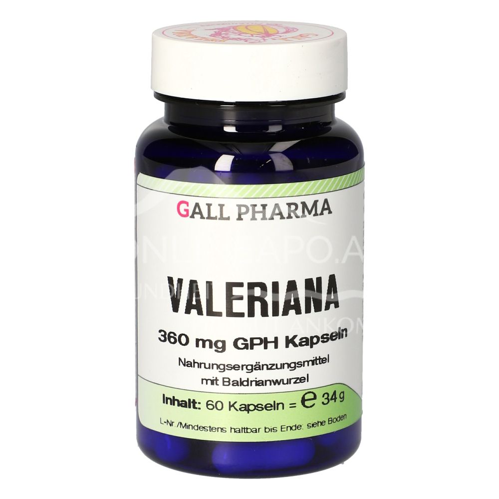 Gall Pharma Valeriana 360 mg Kapseln | schnell günstig geliefert