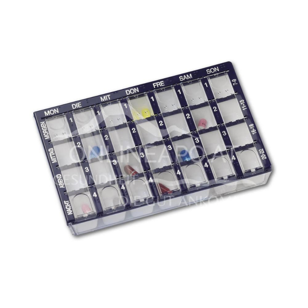 Dosett® Medi Medikamentendispenser für 7 Tage - Blau | schnell günstig ...