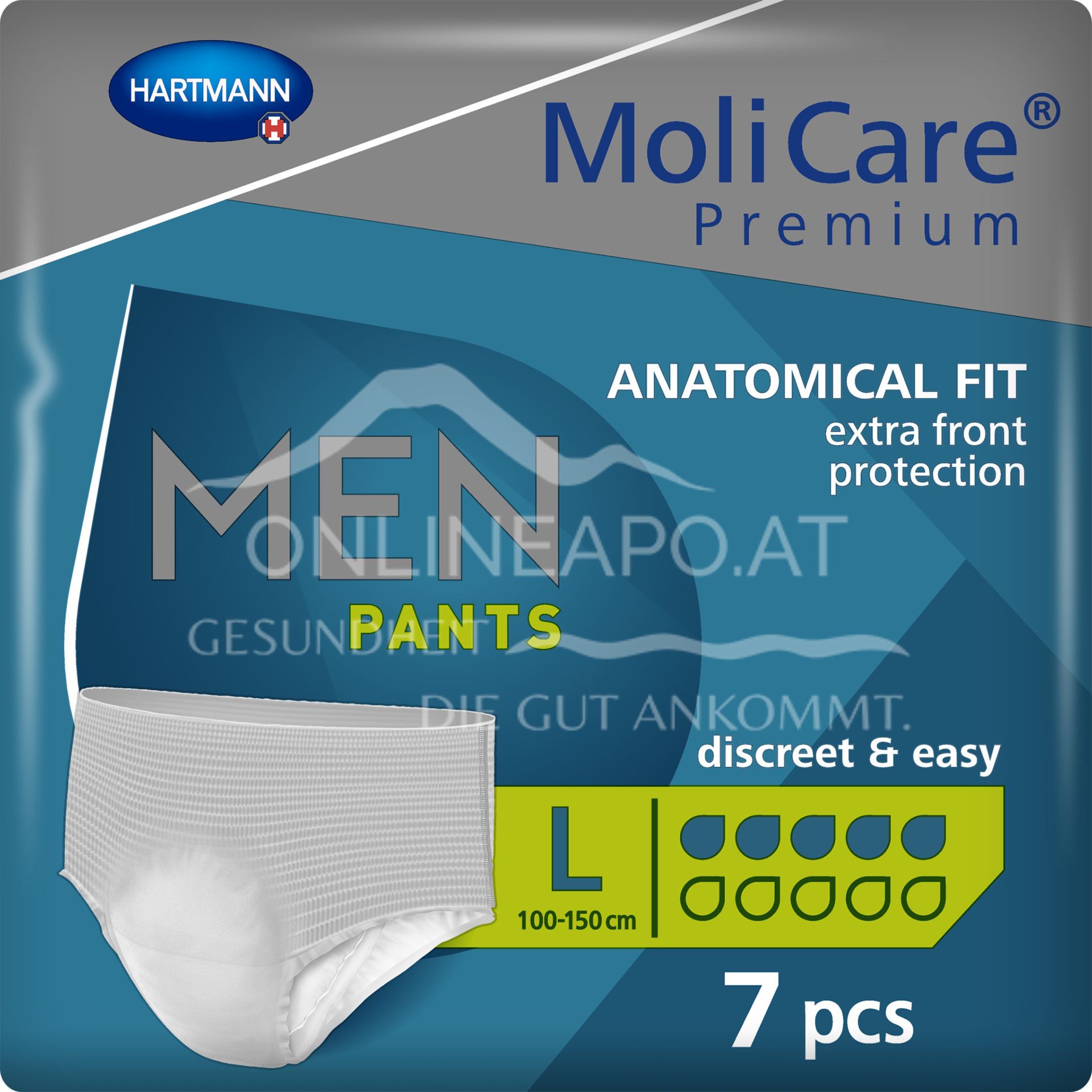 MoliCare® Premium Men Pants 5 Tropfen - Large | schnell günstig geliefert