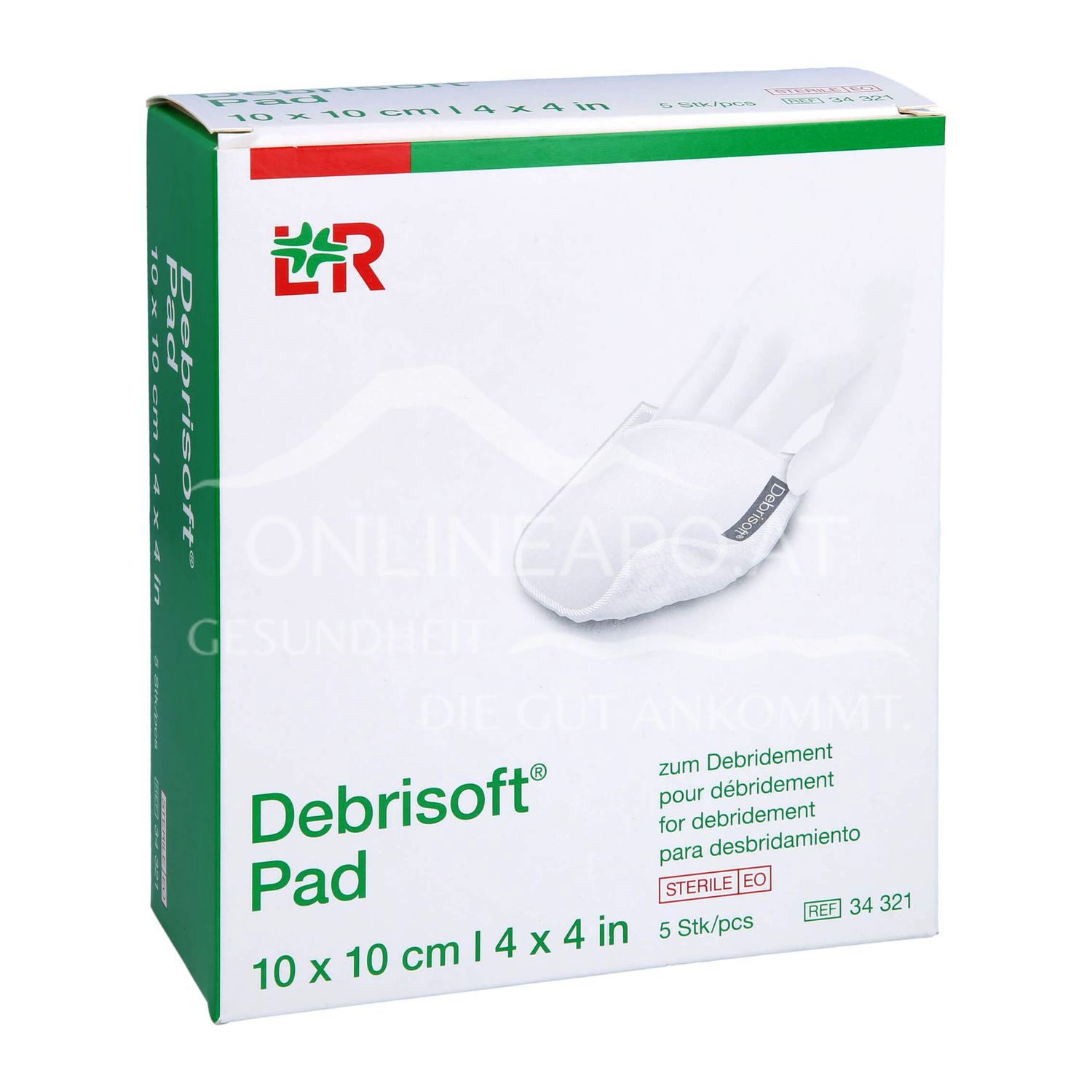 Debrisoft® Pad steril, 10 x 10 cm | schnell günstig geliefert