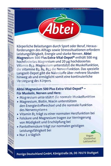 Abbey Magnesium 500 Plus Tablets | delivered fast and affordable