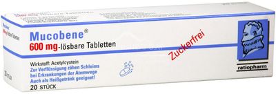 Mucobene® 600 mg lösbare Tabletten | schnell günstig geliefert