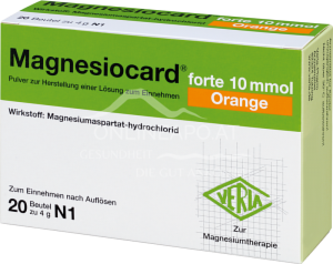 Magnesiocard® forte 10 mmol orange sachet | delivered fast and affordable