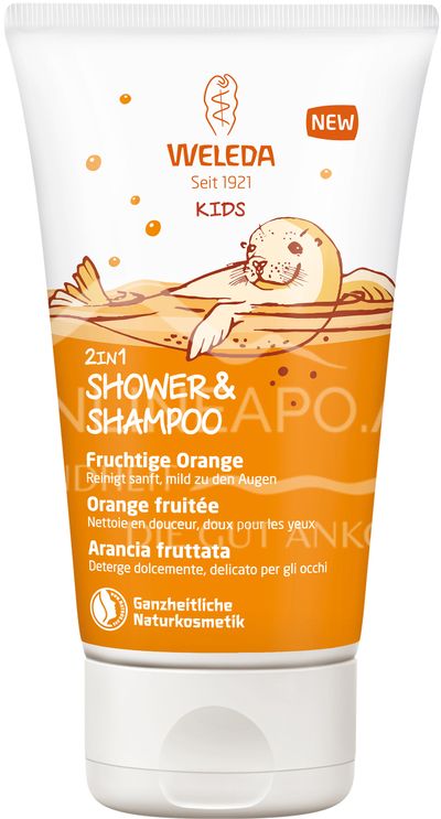 Weleda Kids 2in1 Shower & Shampoo Fruity Orange | delivered fast and ...
