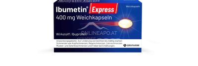 Ibumetin® Express 400 mg soft capsules | delivered fast and affordable