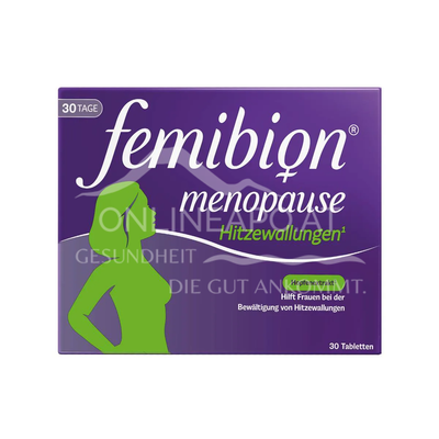 Femibion® menopause hot flushes* tablets | delivered fast and affordable