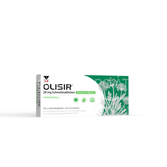 Olisir® 20 mg orodispersible tablets | delivered fast and affordable