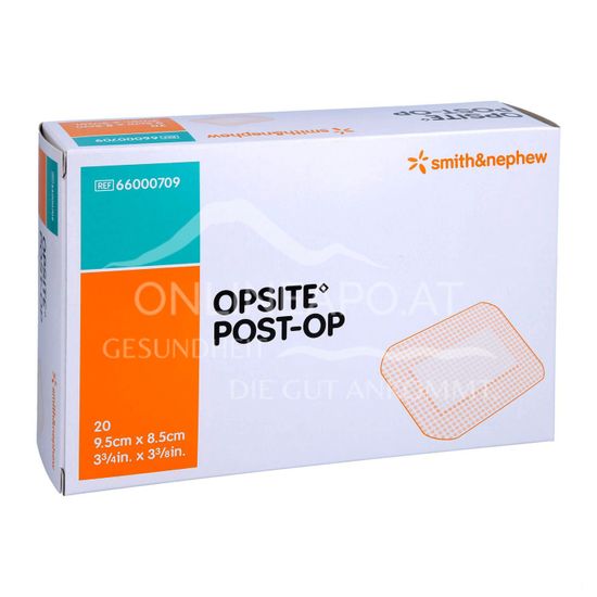 OPSITE POST-OP film dressing with wound pad sterile, 8.5 x 9.5 cm ...