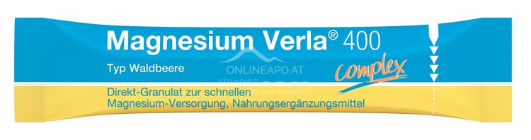 MAGNESIUM VERLA® 400 complex direkt Sticks - Waldbeere | schnell ...