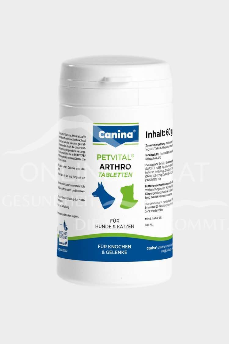 Canina® PETVITAL Arthro tablets for dogs and cats | schnell günstig ...