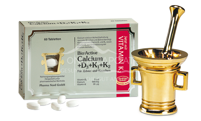 Pharma Nord BioActive Calcium+D3+K1+K2 Tablets | delivered fast and ...