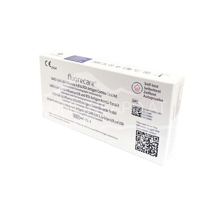 fluorecare® Influenza A+B & Covid-19 & RSV Antigen Selbsttest 4 in 1 ...